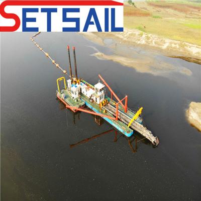 China 300kw Cutter Head Power Cummin Diesel Engine 24 Inch Sand Pump Cutter Suction Dredger for sale