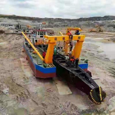 China Siemens PLC System 24 Inch Cutter Suction Dredger with 5500 Cubic Meter Water Flow for sale