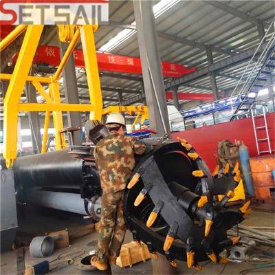 China 230000.000kg Gross Weight Package Customized Cutter Suction River Mud Dredger for Sand for sale