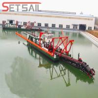 China 2.2m Depth 800 M3 Capacity 20inch Cutter Suction Sand Dredger for Bangladesh Water Flow for sale