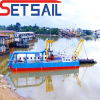 China 5500 Cubic Meter Water Flow 24 Inch Cutter Suction Mud Dredger with and Total Length for sale