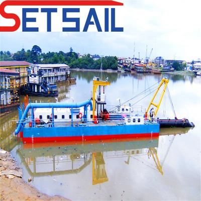 China 5500 Cubic Meter Water Flow 24 Inch Cutter Suction Mud Dredger with and Total Length for sale
