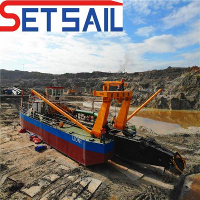 China 3900.00cm * 860.00cm * 225.00cm Package Size 24inch Cutter Suction River Sand Dredger for sale