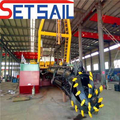 China 650mm Suction Pipe Diameter 24 Inch Cutter Suction Dredger with 300kw Cutter Head Power for sale