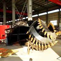 China 3900.00cm * 860.00cm * 200.00cm Set Sail Cutter Head Dredger with 1100m3 Capacity for sale