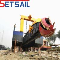 China 5500 Cubic Meter Water Flow Hydraulic 24 Inch Cutter Suction Sand Dredge with 1100m3 Pump for sale