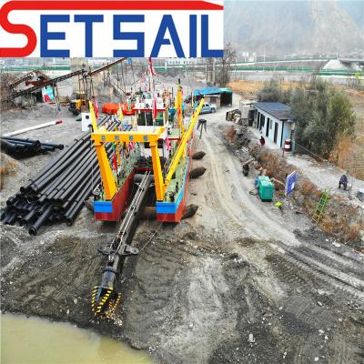 China 14/12 Inch Cutter Suction Dredger for Sand Mining Dredger Cutter Head Power 50-260kw for sale