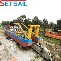 China 20 Inch Cutter Suction Barge Sea Sand Dredger Designed with Cyclone Type Hydrocyclone for sale