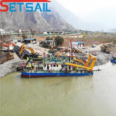 China 1200 Cubic Meter Per Hour Capacity Sand Dredging Machine with Rexroth Hydraulic System for sale