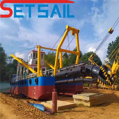China 26 Inch Cutter Suction Mining Dredging Boat with Water Flow 6000 Cubic Meter Per Hour for sale