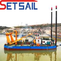 China Cutter Head Type Suction Sand Dredger Exporter in with Fuel Consumption 120-220L/H for sale