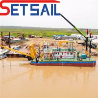 China Sand Gravel Dredging Cutter Suction Dredger Dredging Depth 0.5 Meter 30 Meter Option for sale