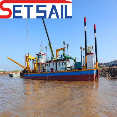 China 18 Inch Diesel Cutter Suction Dredger 3500 M3/Hr Dredging Machine with Cumin Engine for sale