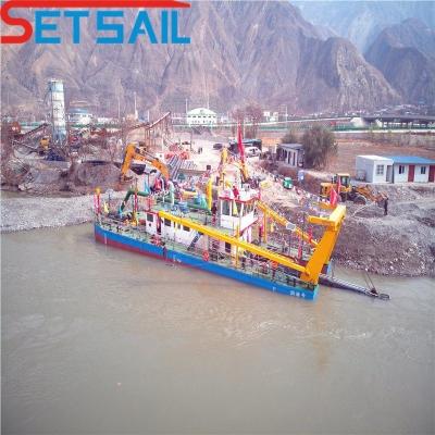 China Sand Mining Machine with 12 Inch Cutter Suction Dredger and Water Flow 100m3-20000m3 for sale