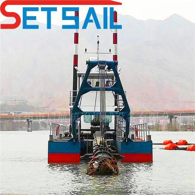 China Sand Dredging Machine and Sevice Bucket Gold Dredge Ship with WN600 Slurry Pump Type for sale