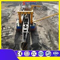 China Qihang 20m Dredging Depth Cutter Suction Slurry Dredger Total Length 38m for sale