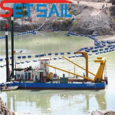China Large Scale Dredging Sand Dredger Dredging Depth 4m-25m Water Flow 400-20000 Cubic Meter for sale
