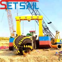 China 6 Kilometer Maximum Discharge Distance Dredging Cutter Suction Dredger for Operation for sale