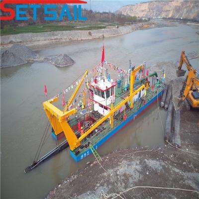 China River Sand Extraction 20inch Cutter Suction Dredger with 500ND Pump and Anchor Boom for sale