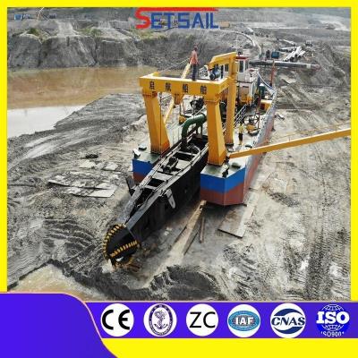 China Cutter Suction Sand Dredger with Diesel Engine and 6 Kilometer Discharge Distance for sale