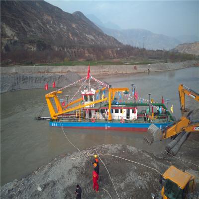 China Cumins Diesel Engine Dredger for Gold Sand Mining 400 to 20000 Cubic Meter Water Flow for sale