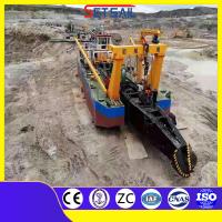 China Total Length 38m QHCSD-306 Diesel Engine Hydraulic Sand Pump Cutter Suction Dredger for sale