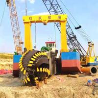 China 17-60 Meter Total Length Diesel Engine Cutter Suction Dredger QHCSD-1 for River and Lake for sale