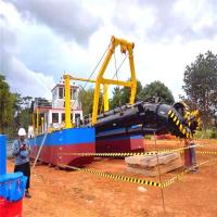 China 17-60 Meter Total Length Diesel Engine Cutter Suction Dredger QHCSD-1 for River and Lake for sale