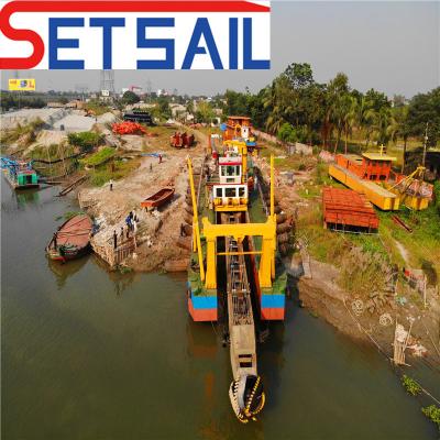China QHCSD-186 20 Inch Cutter Suction Dredger with Booster Station and Affordable Shipping for sale