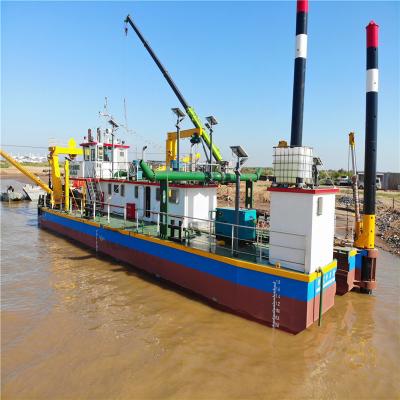 China Siemens PLC System Cyclone Type Cutter Head Suction Pump Sand Dredger for River Sand for sale