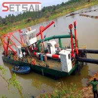 China Hydraulic 18 Inch Sand Dredger with Cutter Head Power 170 Kw and QHCSD-43 Suction Pump for sale