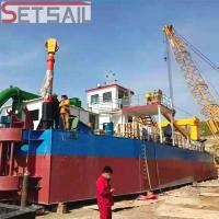 China Hydraulic Diesel Engine Cutter Suction Dredger for River Sand Mud Dredging Operations for sale