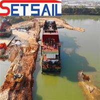 China Diesel Engine Cummins River Lake Port Reservoir Inland Waterway Cutter Suction Dredger for sale