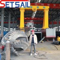 China Diesel Engine Cummins River Lake Port Reservoir Inland Waterway Cutter Suction Dredger for sale