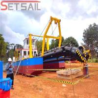 China 400 to 20000 Cubic Meter Water Flow Cutter Suction Dredger for River Sand and Lake Mud for sale