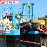 China Hydraulic Control System Diesel Engine Power Cutter Suction Sand Dredger with Cyclone for sale