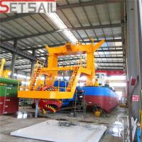 China Hydraulic Control System Diesel Engine Power Cutter Suction Sand Dredger with Cyclone for sale