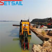 China Rexroth Hydraulic Control System Diesel Engine Cutter Suction Dredger for River Sand for sale