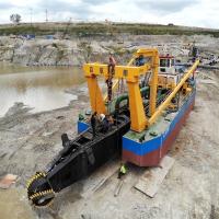 China River Lake Port Inland Waterway Dredging Cutter Suction Dredger with Diesel Engine for sale