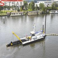 China River Sand Cutter Suction Dredger with Hydraulic Motor Set Sail US Currency for sale