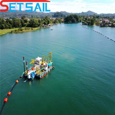 China US Currency Customized Hydraulic Sand Dredger with Caterpillar Diesel Engine 180 T Weight for sale