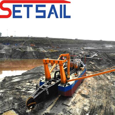China Siemens PLC Cutter Suction Dredger for River Sand Mud by Shijiazhuang Suction Pump for sale