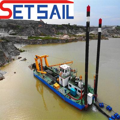 China 1500m Discharge Distance 18inch Cutter Suction Dredger for Marine Dredging Work for sale