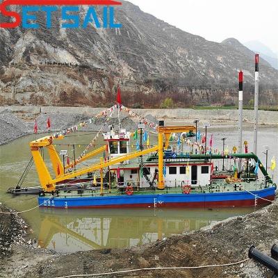 China Rexroth Hydraulic Cutter Suction Dredging Sand Machinery Long Distance Discharge for sale