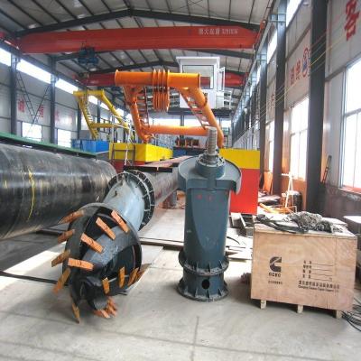China Customization Diesel Engine Cutter Suction Dredging Sand Machinery with Anchor Boom for sale