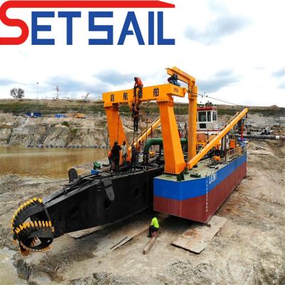 China 250ND-800ND Pump Size Hydraulic Cutter Suction Sand Dredging Machinery with Low Failure for sale