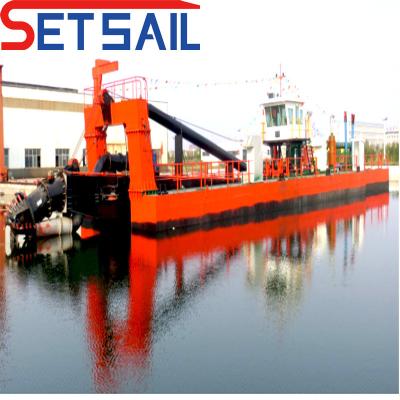 China Customized Cutter Suction Dredging Sand Machine with HDPE Pipe Capacity 60-4000m3 for sale