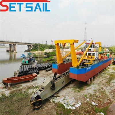 China 1000-3000mm Cutter Head Diameter Set Sail Hydraulic Cutter Suction Dredging Sand Machinery for sale