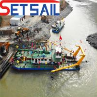 China 260kw Auxiliary Engine 18inch Cutter Suction Dredger with Anchor Boom and Hydrocyclone for sale
