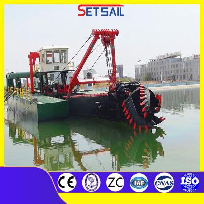 China Inland Waterway Maintenance Cutter Suction Sand Dredger with Total Length 17m-50m for sale